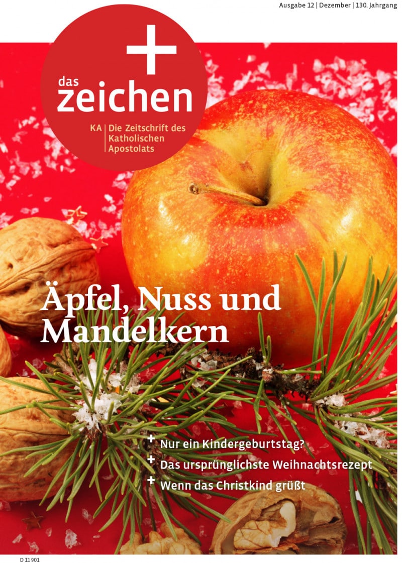 Äpfel, Nuss und Mandelkern | das zeichen | Dezember 2023 - Pallottiner