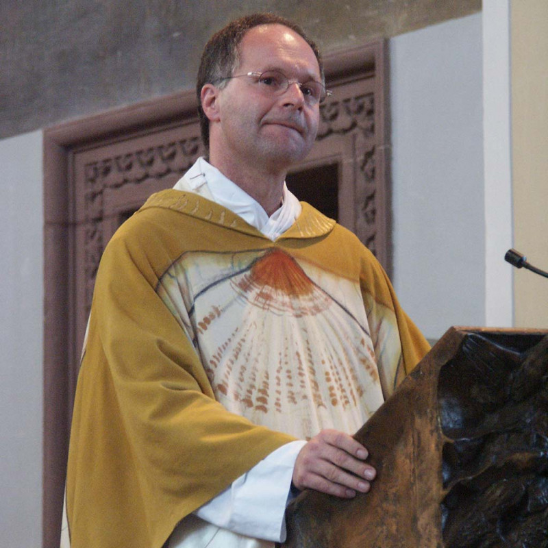 Pater Michael Pfenning in St. Jakob Friedberg - Pallottiner